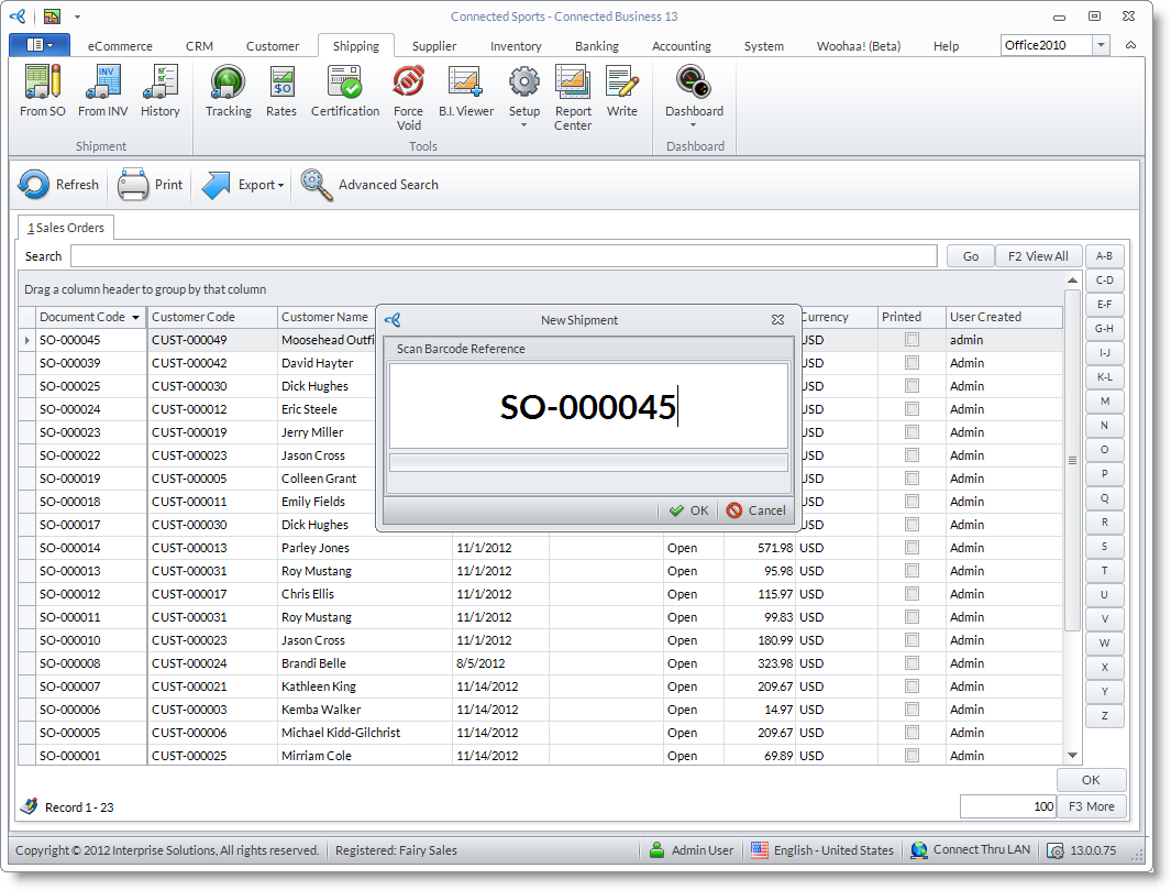 Connected Business Community - Enable Barcode Scanner